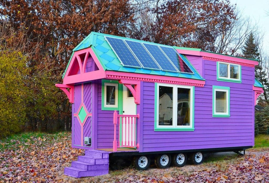 Colorful Solar Powered ‘Ravenlore’ Tiny House Is Built To Be Off-Grid